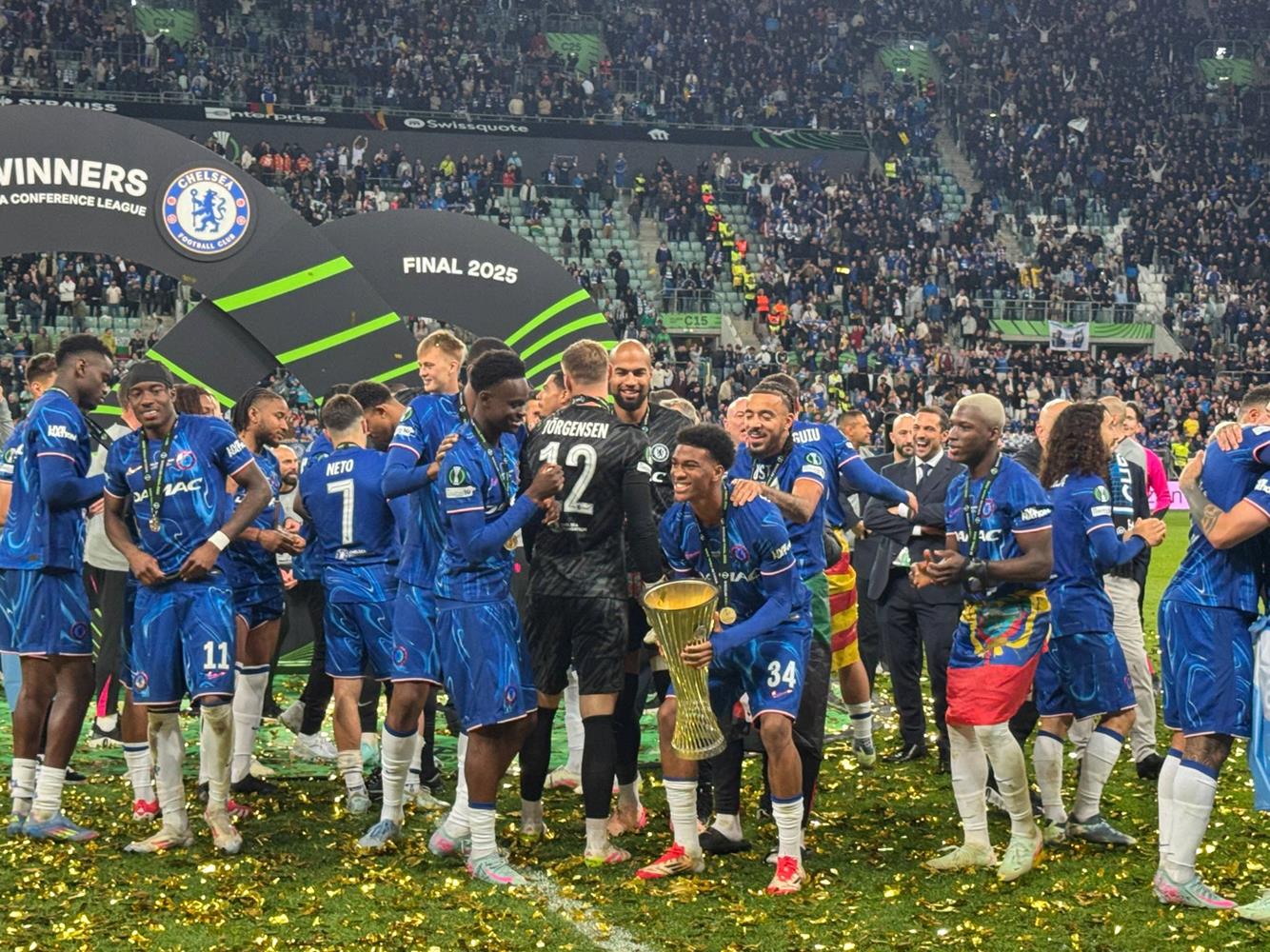 Finał Ligi Konferencji 2025 we Wrocławiu. Real Betis – Chelsea. The ...